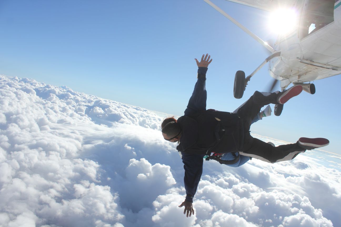 Can I Skydive When It's Cloudy?